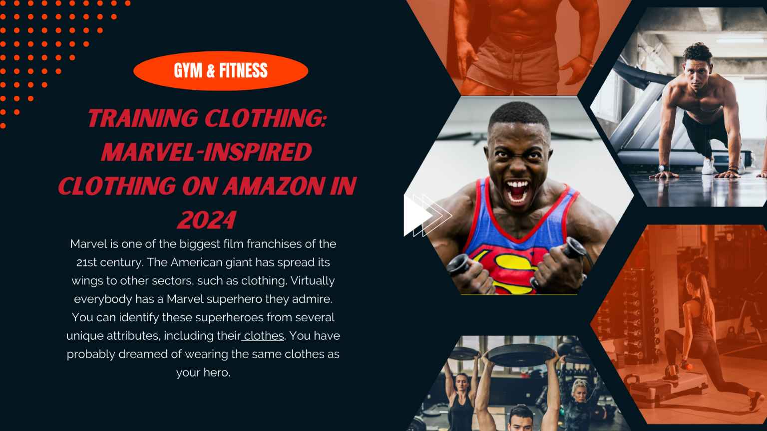 Training clothing: Marvel-Inspired Clothing on Amazon in 2024